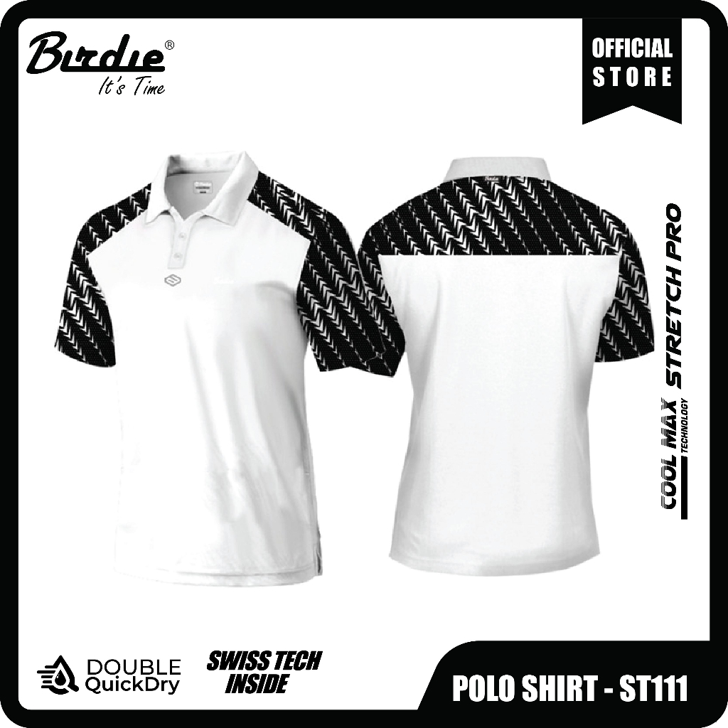 Jual Baju Polo Shirt Male Female Golf Polyester Drifit CoolMax Birdie ST111 | Shopee Indonesia