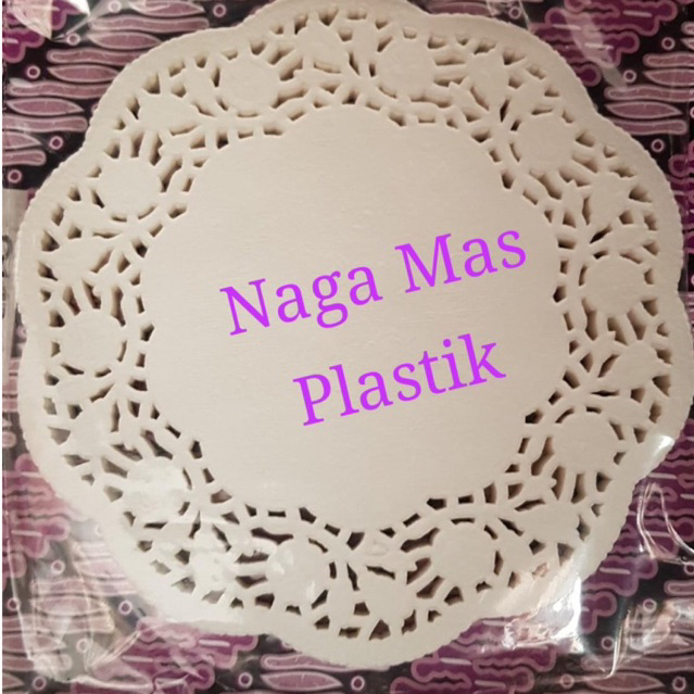 Jual Kertas Doilies putih alas renda 4,5 inchi dan 5 inchi / kertas ...