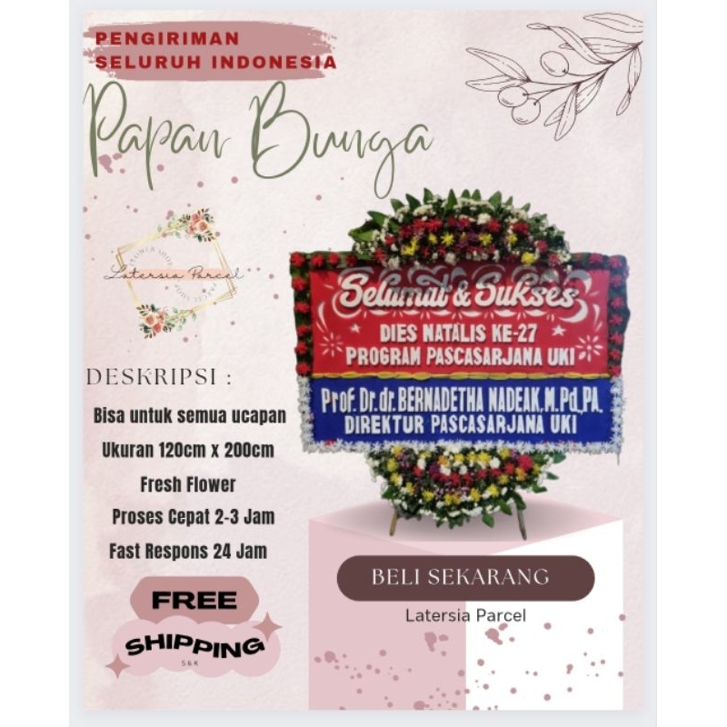 Jual Karangan bunga selamat dan sukses | Papan bunga wedding | Bunga ...
