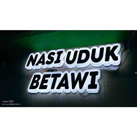 Jual Neon Box Led Sign Cutting Akrilik Custom | Shopee Indonesia