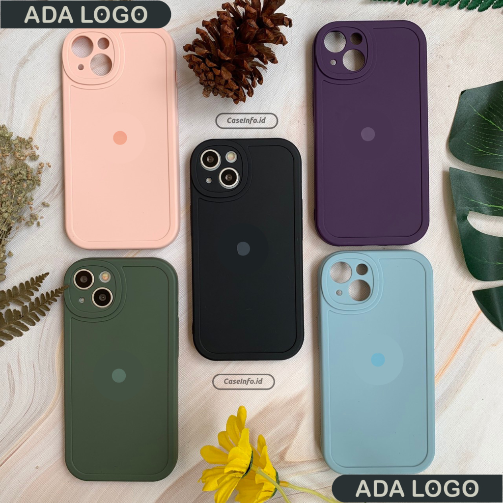 Jual Round Case (1) - Full Cover Silicone Case for iPhone 7 8 Plus X XS ...