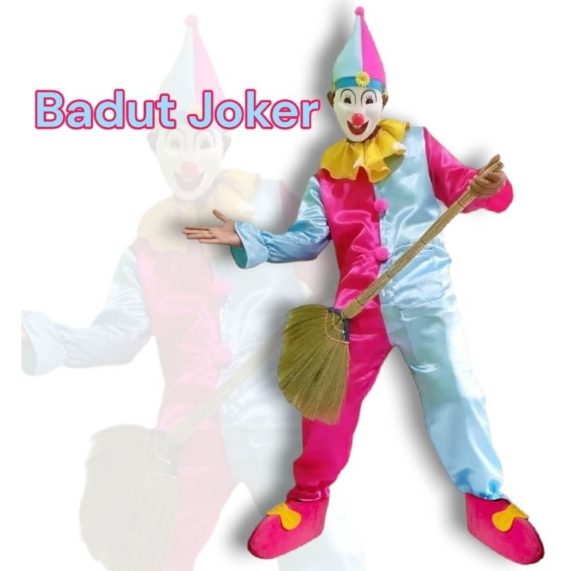 Jual kostum badut joker terlaris/terbaru kostum badut topeng/kostum ...