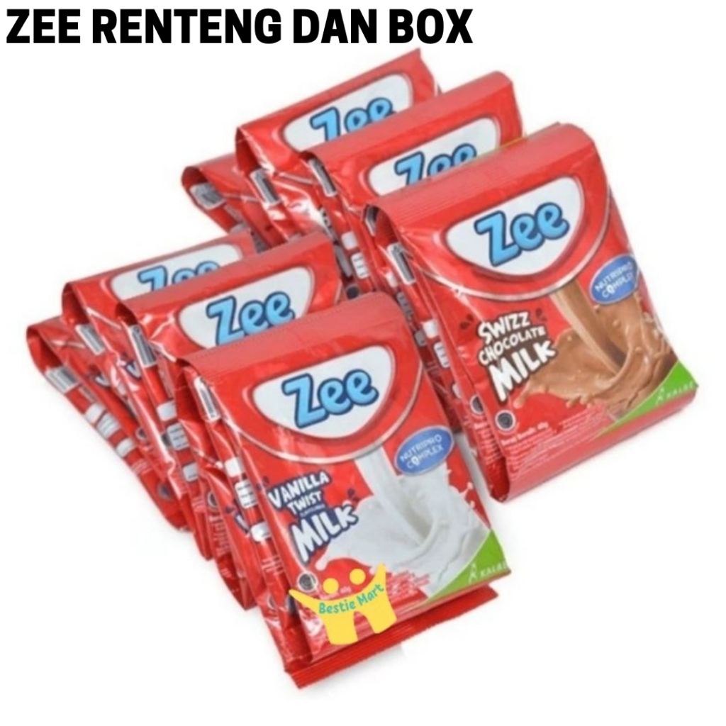 Jual Zee Susu Bubuk Coklat dan Vanila sachet renceng (10pcs x 38gr) DAN ZEE BOX 340 GR | Shopee ...