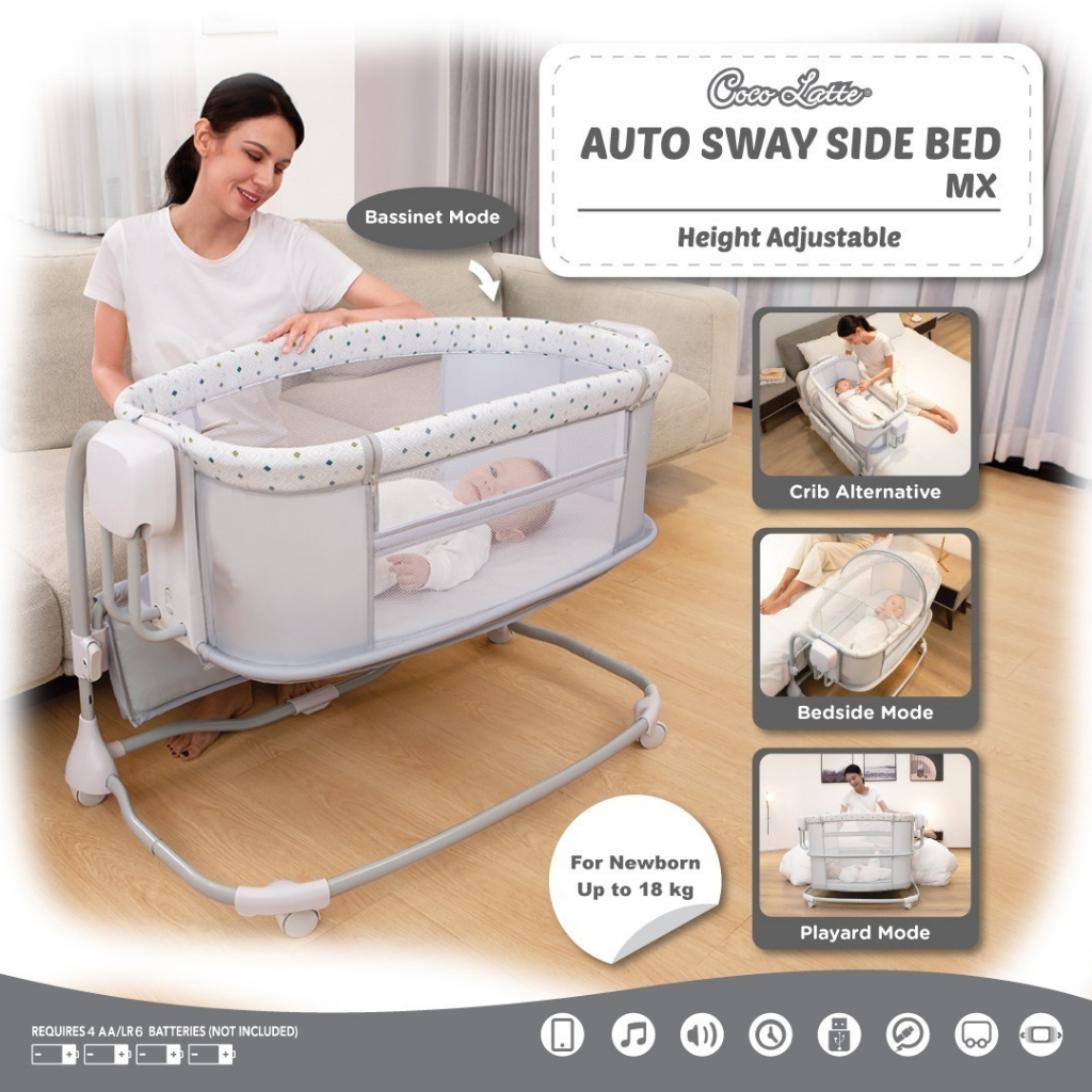 Jual Baby Box Cocolatte Auto Sway MX / Box Tidur Bayi Ayun Elektrik ...