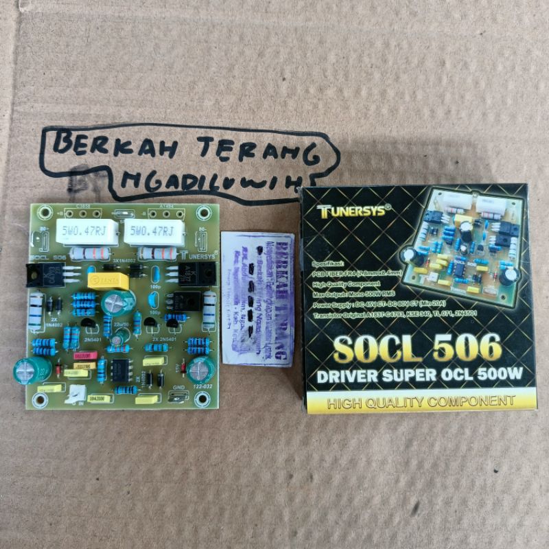 Jual Kit Tunersys SOCL 506 tunersys Driver Super OCL 500watt Tunersis ...