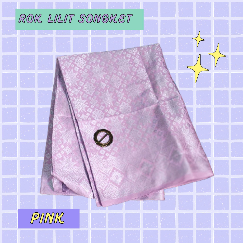 Jual ROK LILIT SONGKET PINK / ROK SETELAN KEBAYA / ROK SONGKET PINK DAN ...
