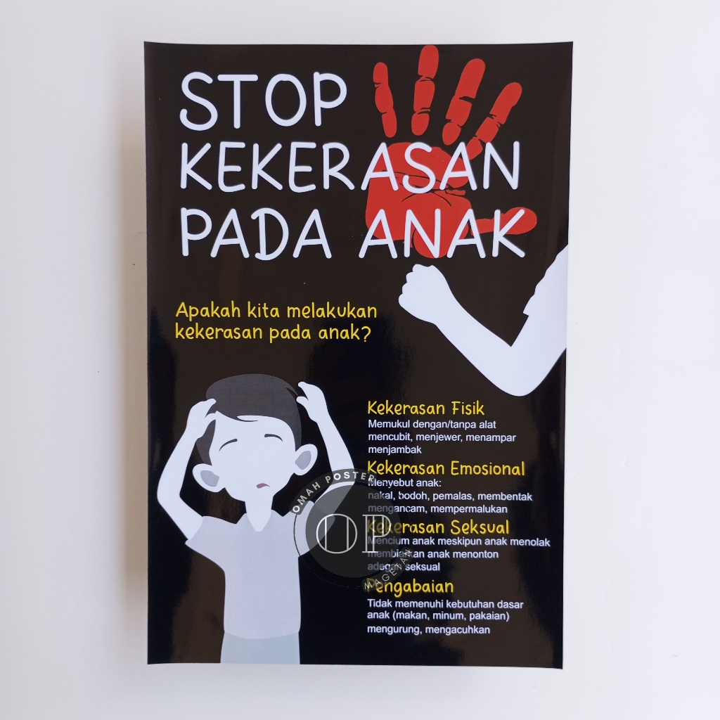 Jual Poster Stop Kekerasan pada Anak - Poster Sekolah - Lindungi Anak | Shopee Indonesia