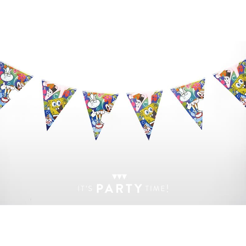 Jual Bunting Flag - Spongebob | Shopee Indonesia