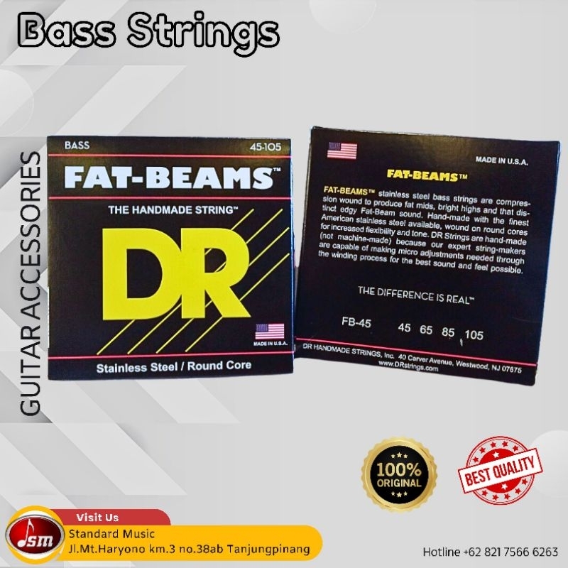 Jual Senar BASS DR FAT-BEAMS 40/45. | Shopee Indonesia