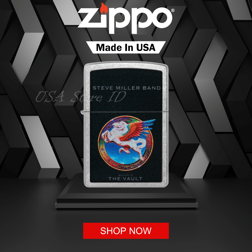 Jual Zippo Steve Miller Band 48179 Original Made In USA | Shopee Indonesia