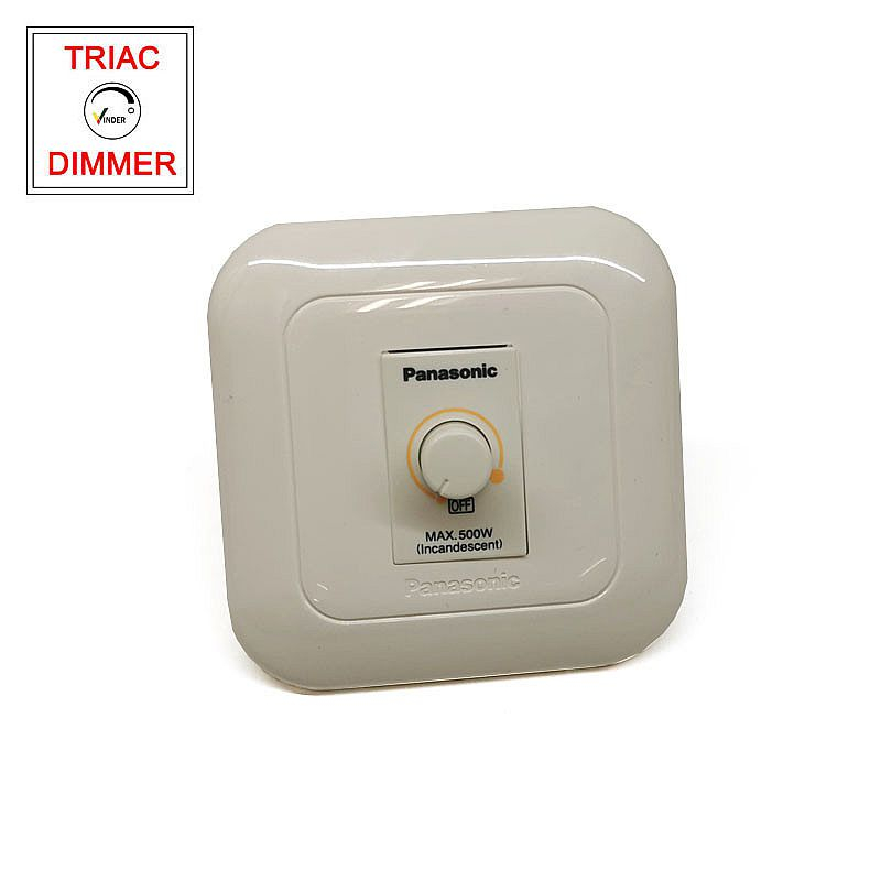 Jual PANASONIC Switch Dimmer Standard Triac Wide series 500W 220V Dimer ...