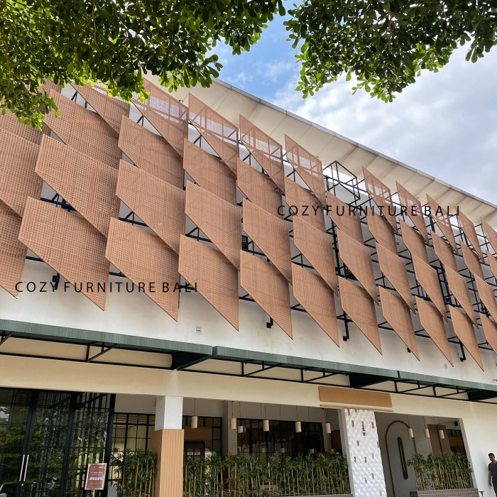 Jual PANEL ROTAN SINTETIS - RATTAN FACADE SYNTHETIC OUTDOOR - CUSTOM ...