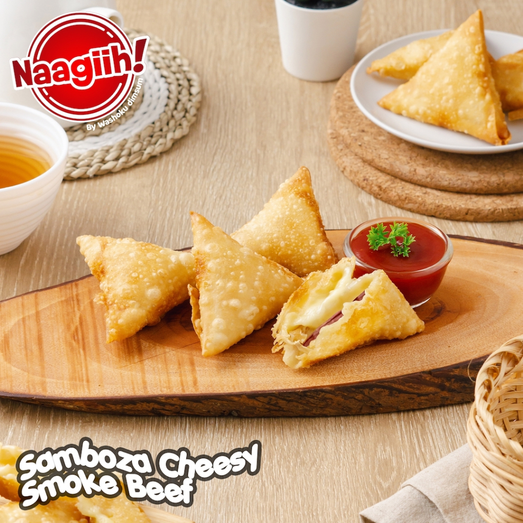 Jual SAMBOZA CHEESY SMOKED BEEF (100 PCS) | Shopee Indonesia