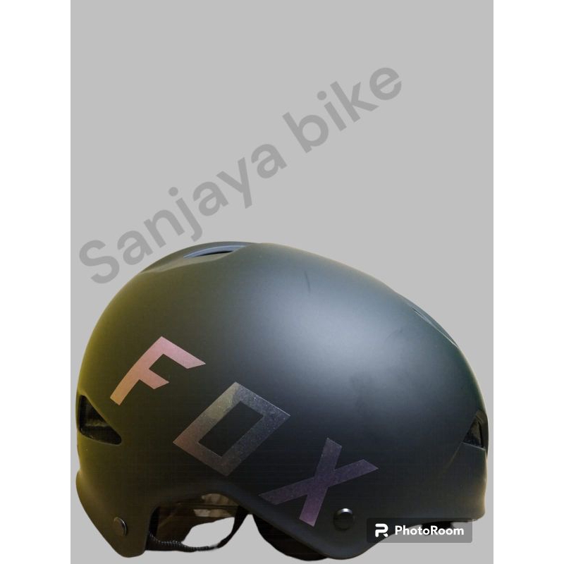Jual Helm Sepeda FOX FLIGHT Helmet Black Size M Original For Dirt Jump ...