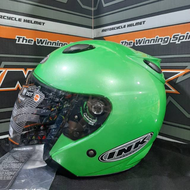Jual HELM DEWASA MURAH HELM CENTRO HELM INK SNI KW CENTRO HIJAU APEL ...