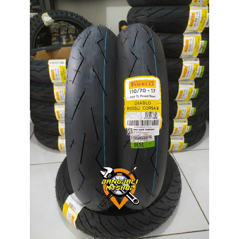 Jual ban pirelli diablo rosso corsa II 110/70 ring 17 | Shopee Indonesia