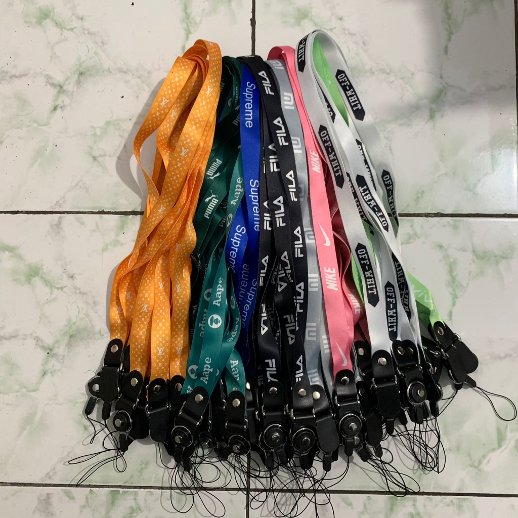 Jual tali gantungan hp, kartu id card, kunci / gantungan hp strap ...