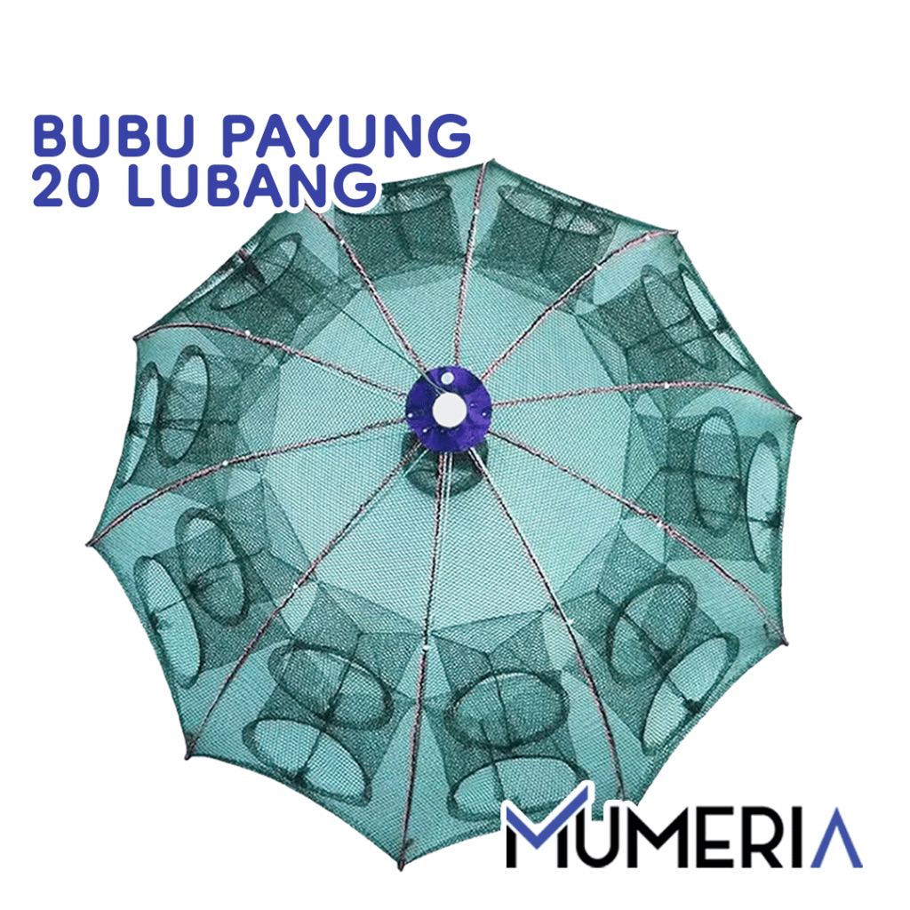 Jual Perangkap Bubu Payung 20 Lubang Alat Jaring Pancing Jala Ikan ...