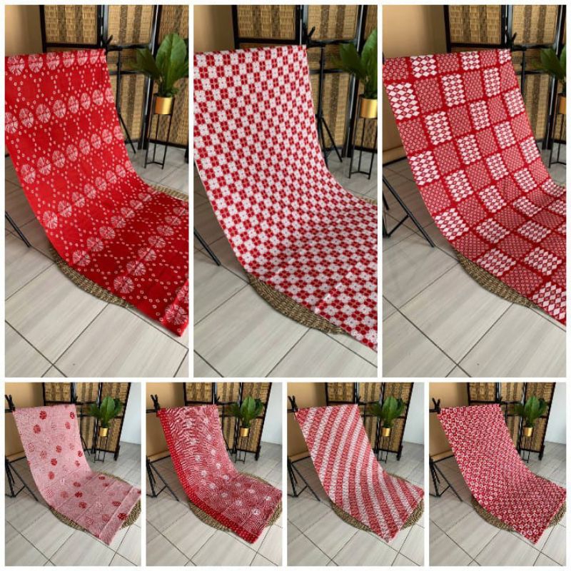 Jual Kain batik merah putih Indonesia katun halus batik printing ...