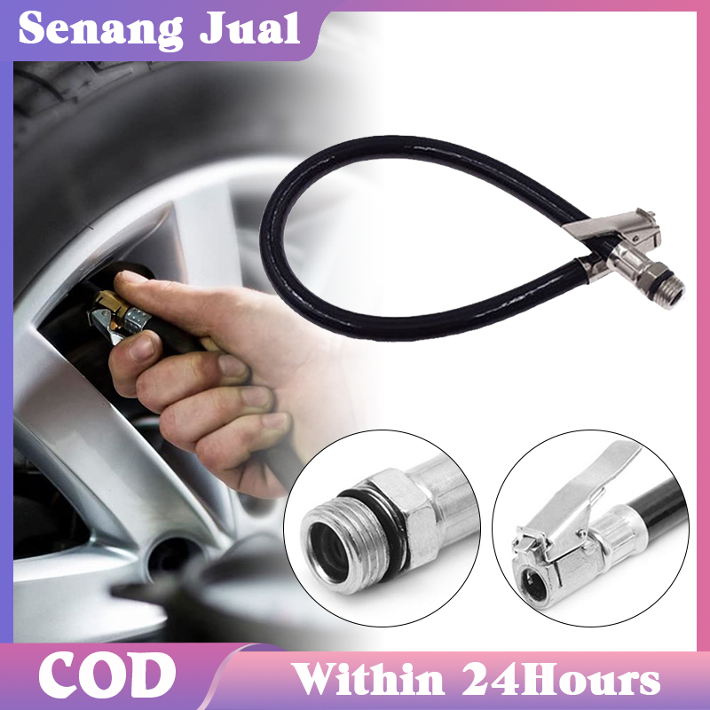 Jual 37.5cm Selang Pengisi Isi Angin / Kepala Selang Pompa Angin Ban ...