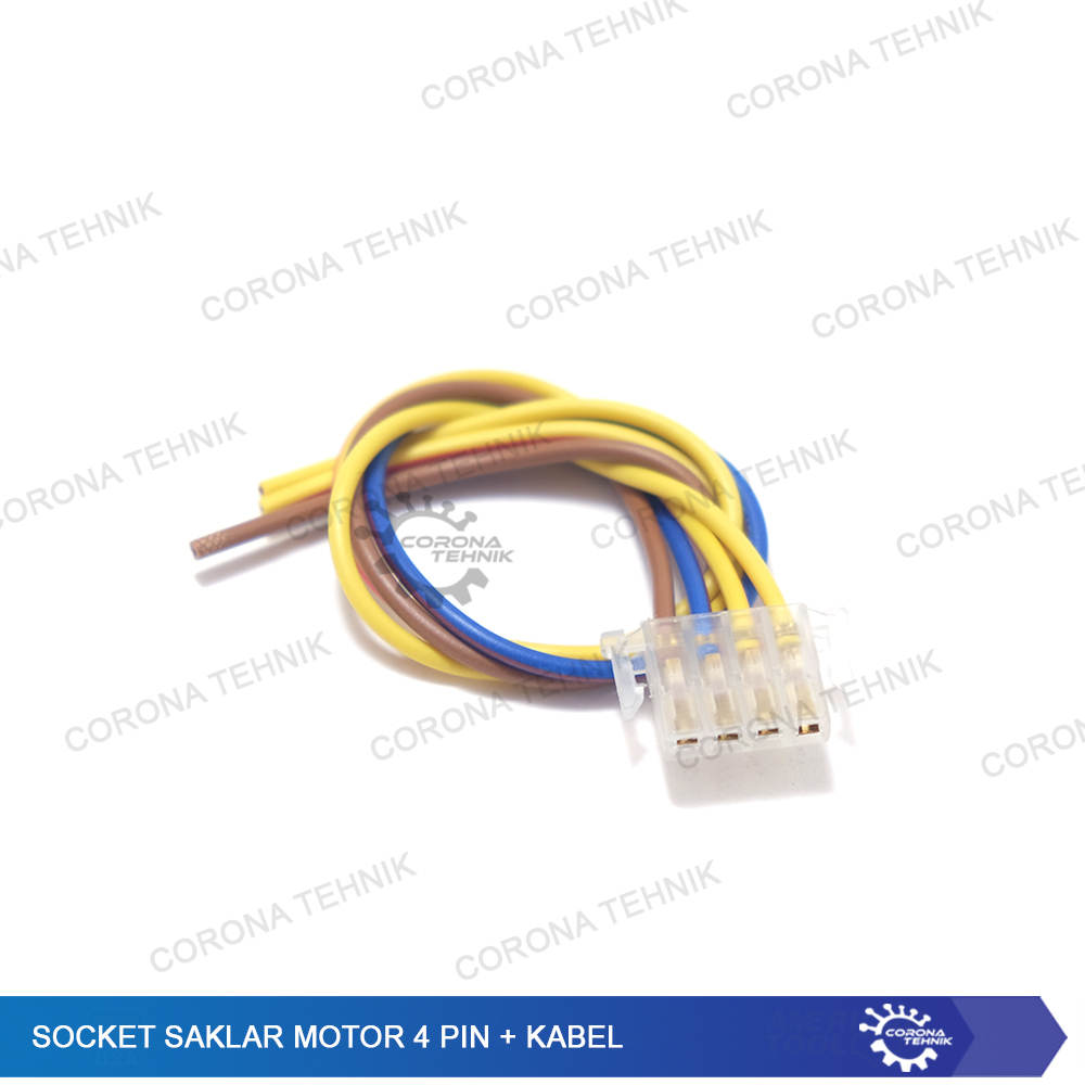 Jual 4 Pin + Kabel Socket Saklar Motor | Shopee Indonesia