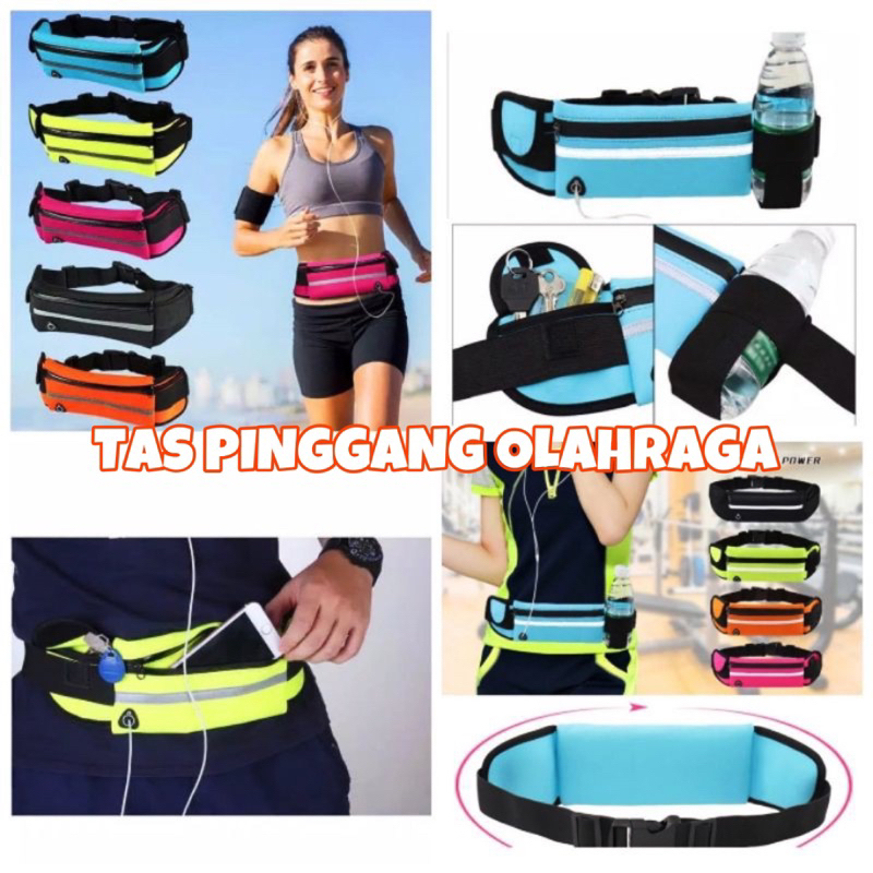 Jual Tas Pinggang Olahraga Lari Jogging Gym Waterproof Sabuk Lari Go ...
