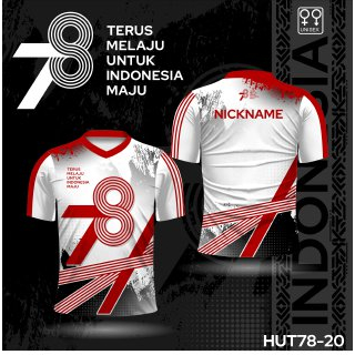 Jual Jersey hut kemerdekaan ri ke 78 kaos 17an baju dirgahayu indonesia 2023 | Shopee Indonesia