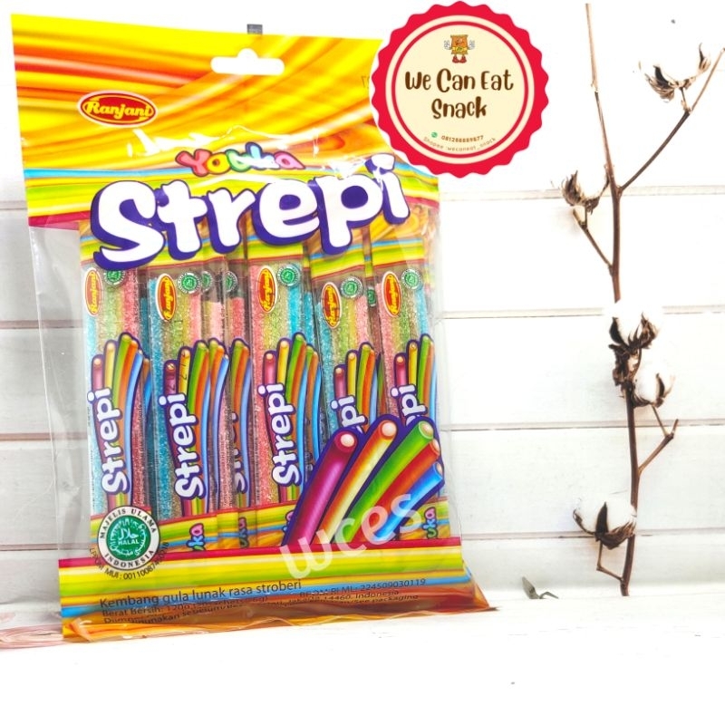 Jual Youka Strepi Permen Warna Warni (1 pak isi 20) | Shopee Indonesia