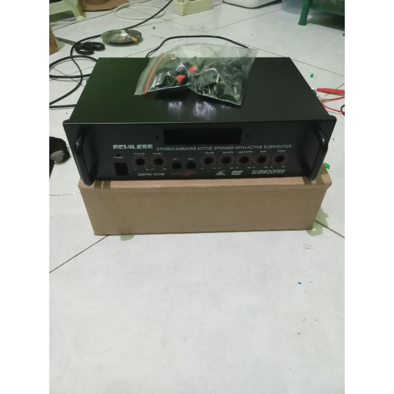 Jual box power amplifier multimedia paket lengkap asesorist | Shopee ...
