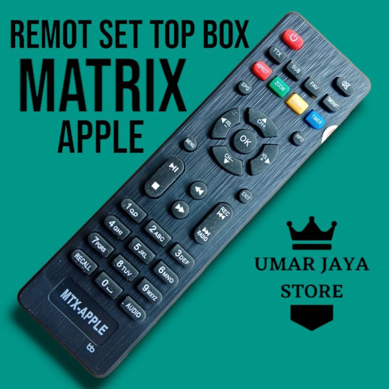 Jual REMOT SET TOP BOX MATRIX REMOTE STB MATRIX TV DIGITAL | Shopee ...