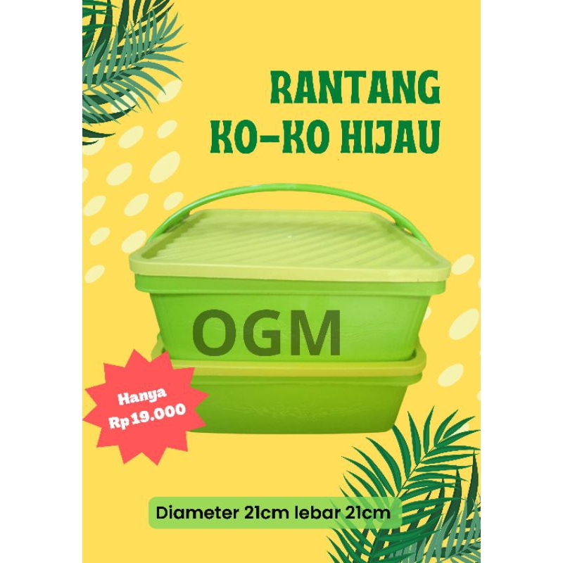 Jual Rantang Chelzi Koko ( Kotak kotak) / Rantang susun Hajatan ...