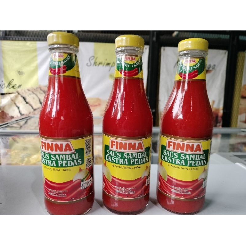 Jual saos sambal finna 340ml | Shopee Indonesia