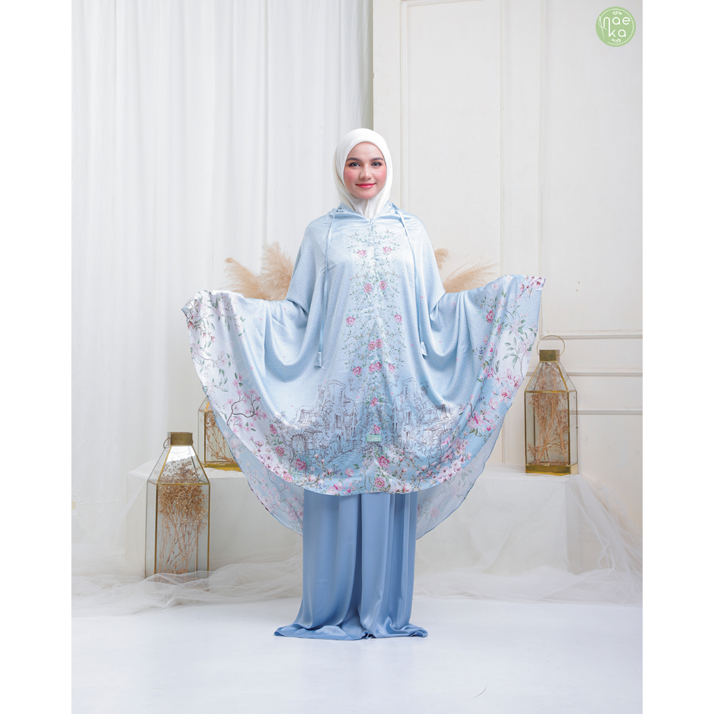 Jual Naeka Mukena Jenna Ibu Silk Premium 2in1 Travel | Shopee Indonesia