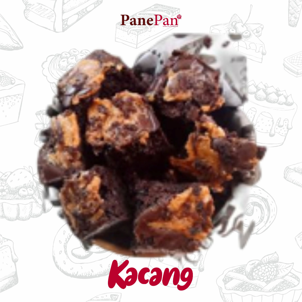 Jual BROWNIES BITES Cup By Panepan /FUDGY BROWNIES PREMIUM 12oz ...