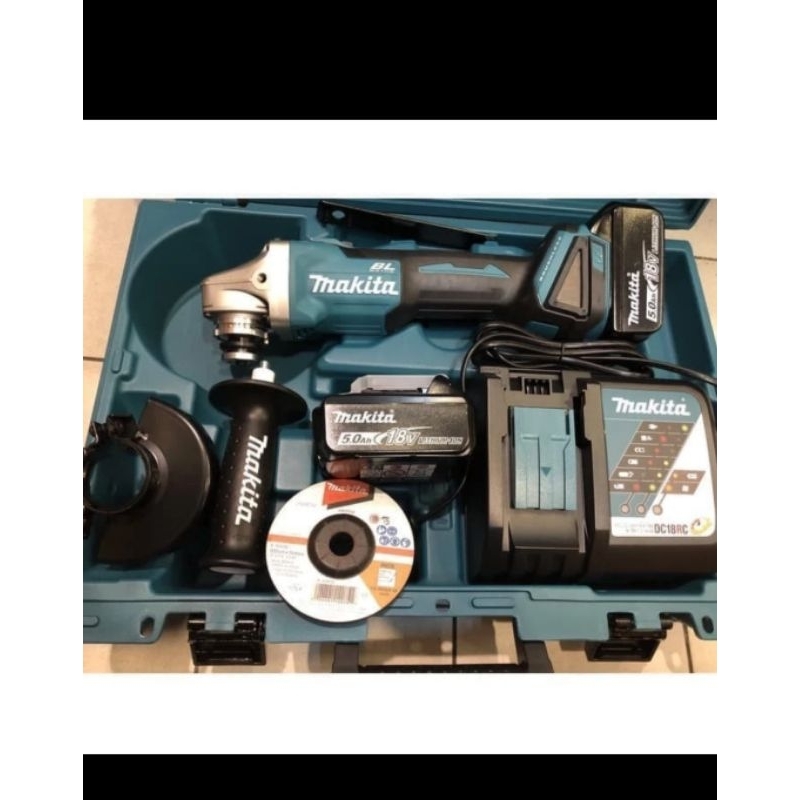 Jual Makita DGA404RTE Mesin gerinda baterai 18V brushless cordless ...