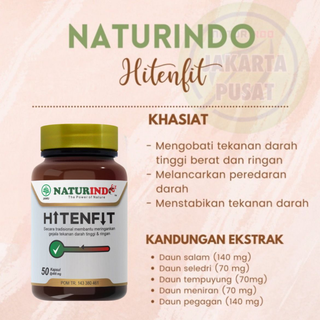 Jual HITENFIT - Obat Hipertensi - Penurun Darah Tinggi, Atasi Gejala ...