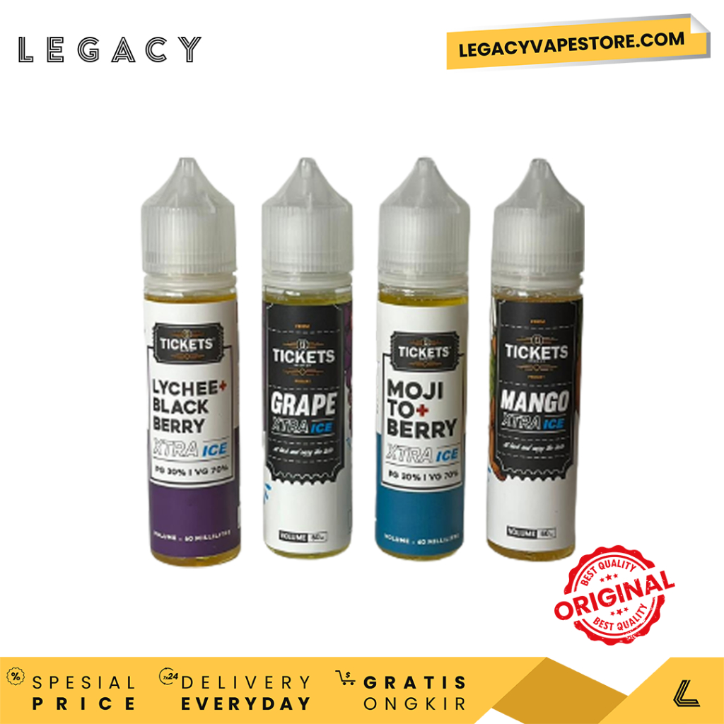 Jual Liquid Malay Ticket Xtra Ice Freebase | Shopee Indonesia