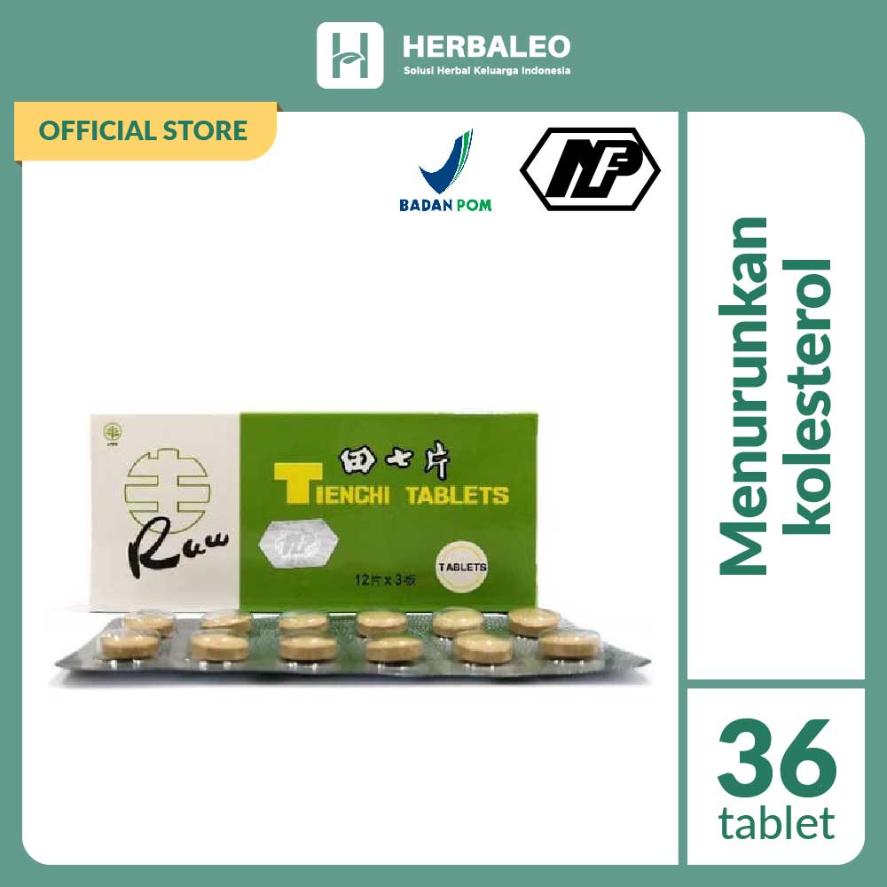 Jual Nan Feng Tienchi Raw Herbal 36 Tablet Membantu Menurunkan ...