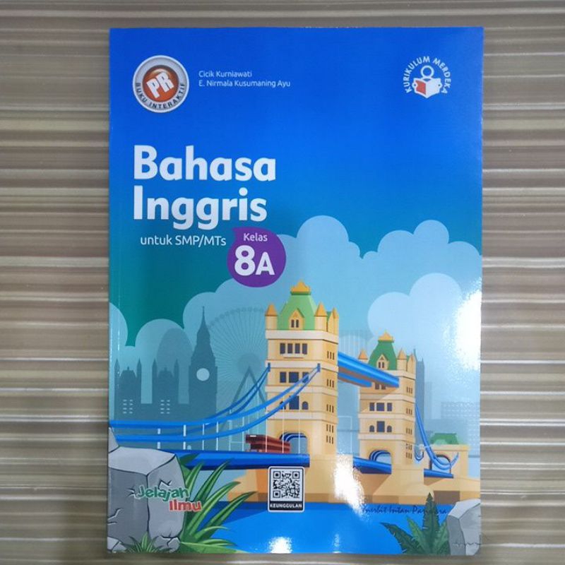 Jual Buku LKS PR Interaktif Bahasa Inggris kelas 8A SMP, MTs kurikulum merdeka intan pariwara ...