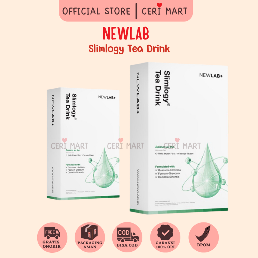 Jual NewLab New Lab TEH DIET DETOKS Slimming & Detox Green Tea Suplemen ...