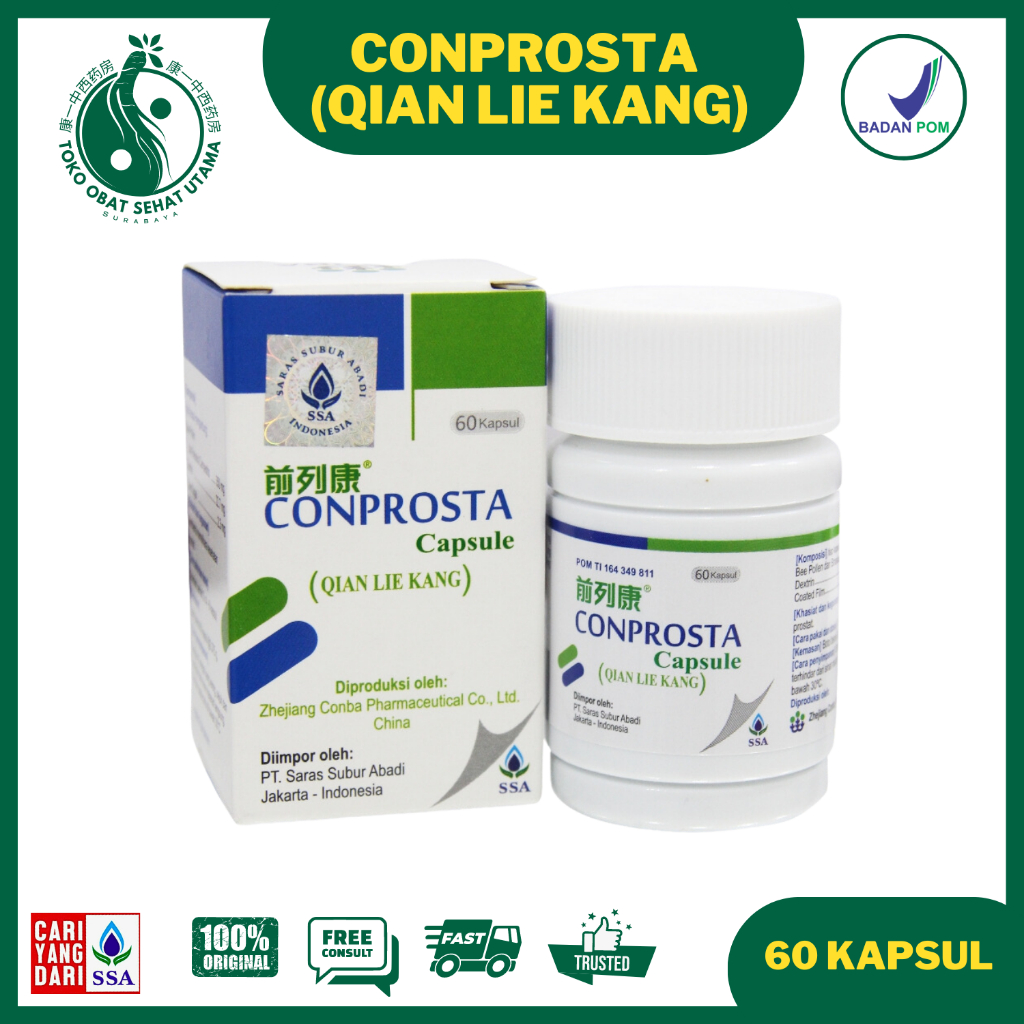 Jual [TERMURAH] CONPROSTA CAPSULES QIAN LIE KANG / OBAT PEMBESARAN ...