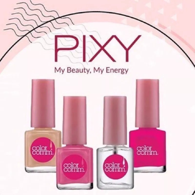 Jual PIXY Nail Enamel Color Comm / Kutek | Shopee Indonesia