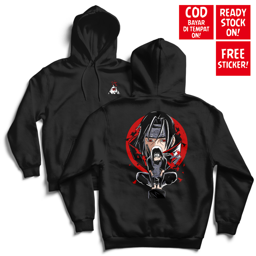 Jual HOODIE SWEATER UCHIHA ITACHI ANBU AKATSUKI MANGEKYOU SHARINGAN ...