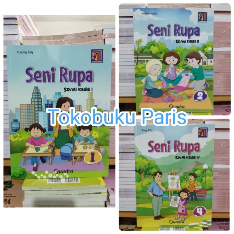 Jual ORIGINAL Buku Pelajaran Seni Rupa sd mi kelas 1 2 4 Kurikulum Merdeka Quadra | Shopee Indonesia
