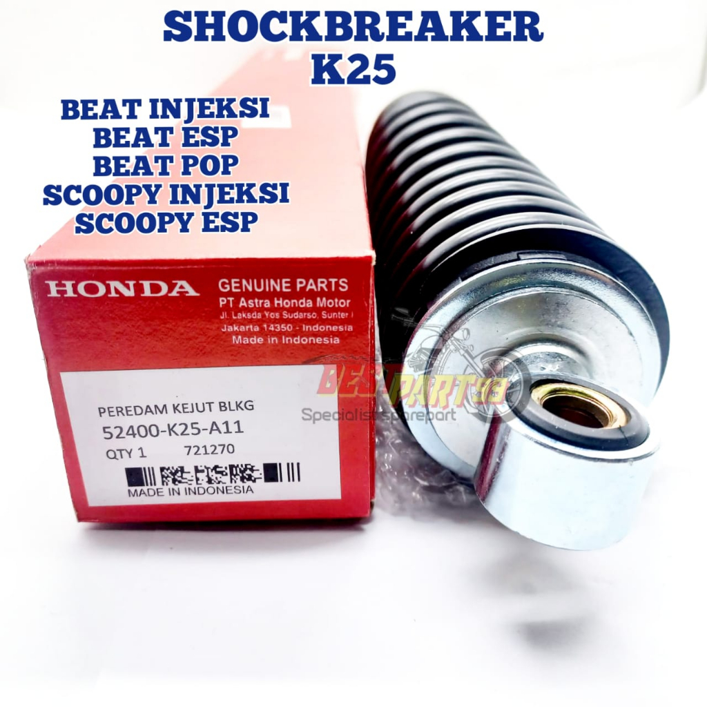 Jual SHOCKBREAKER BELAKANG HONDA BEAT FI SCOOPY FI SPACY FI VARIO 110 FI K25 KUALITAS ORIGINAL ...