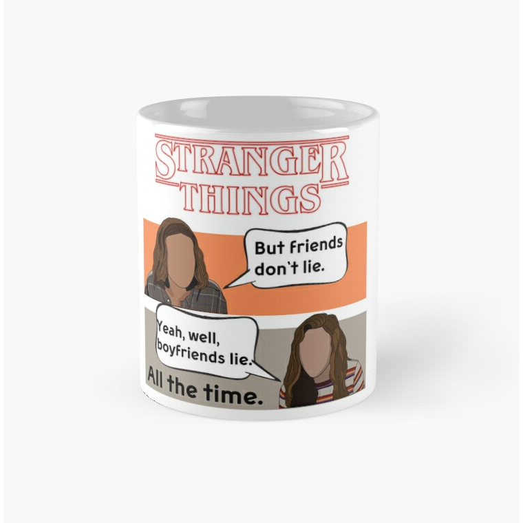 Jual Stranger Things Meme El & Max But friends Mug Cangkir | Shopee ...