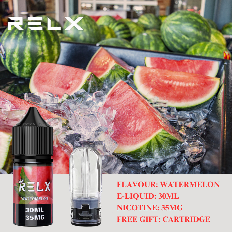 Jual [Relx Liquid] Liquid Saltnic Watermelon 30ML 35MG Liquids Pods ...