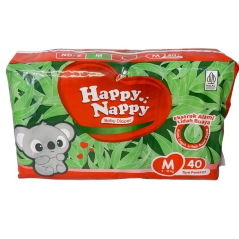 Jual happy nappy M40 tipe perekat | Shopee Indonesia
