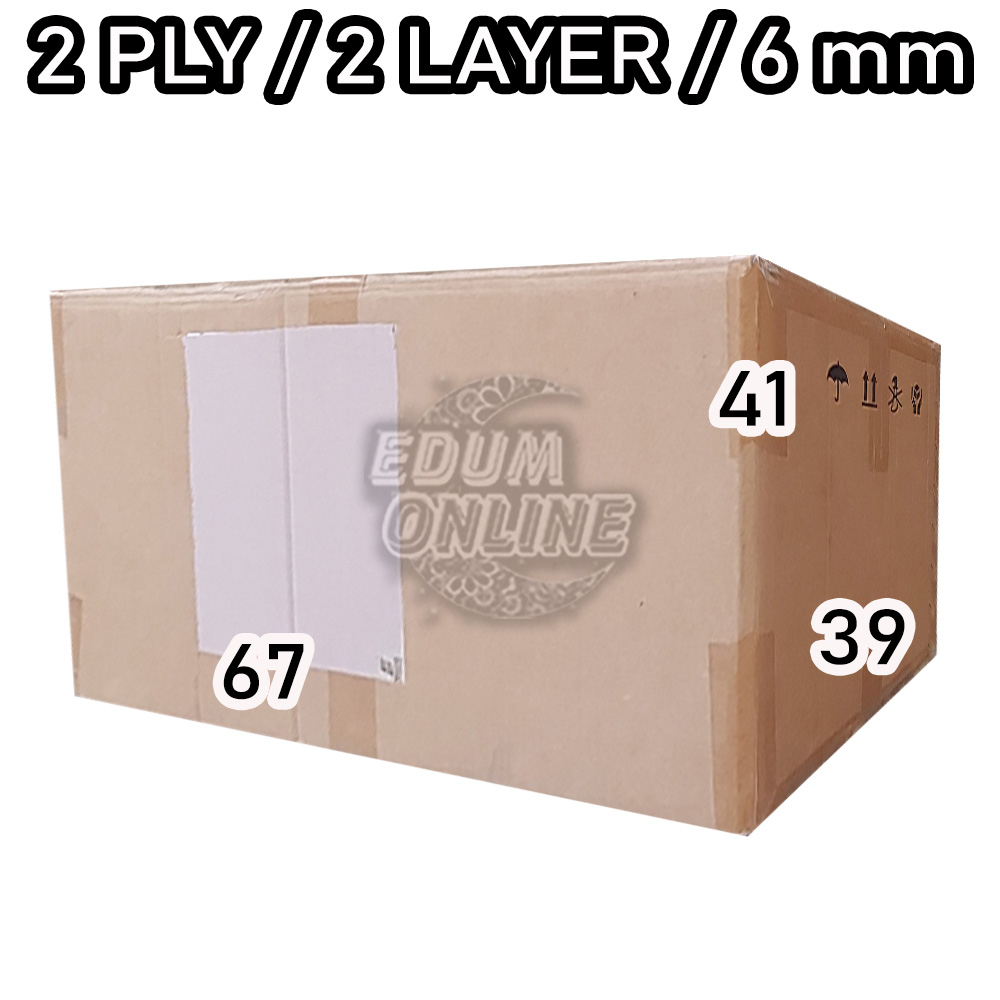 Jual Kardus Layer Box Packing 2 1 Ply Dus Polos Besar Karton Jumbo ...