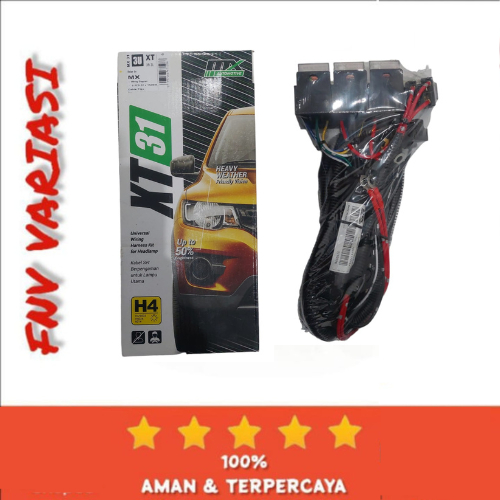Jual Kabel Relay Set MX 11 XT 3U Lampu Depan Headlamp H4 Mobil 3 Relay ...